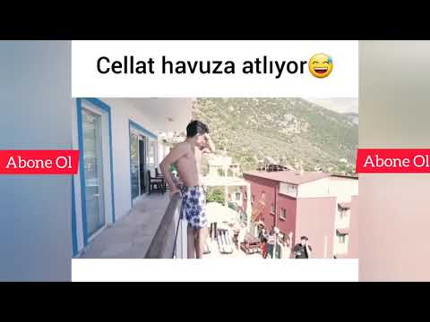 Cellat Balkondan Havuza Atlıyor | Cellat 36  Havuza Atlıyor | Cellat Balkondan Atlıyor