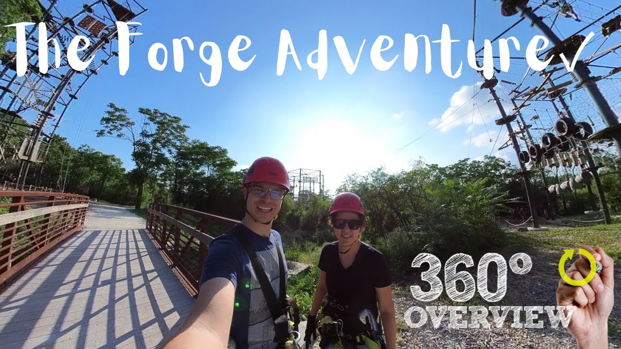 🌟The Forge Adventure Park & Ziplines🌟360-Degree View of the Entire Park @insta360 #insta360 #3d ...
