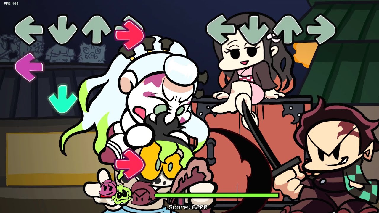 귀멸의칼날 2기 요약 - [FNF] 프라이데이나이트펌킨 / Friday Night Funkin DEMONSLAYER 2 ...