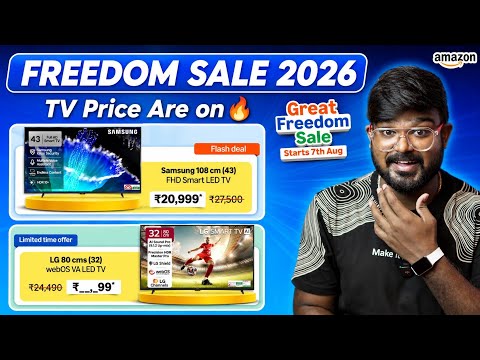 Amazon Freedom Festival Sale 2026 Biggest Price Drop on Smart TV🔥
