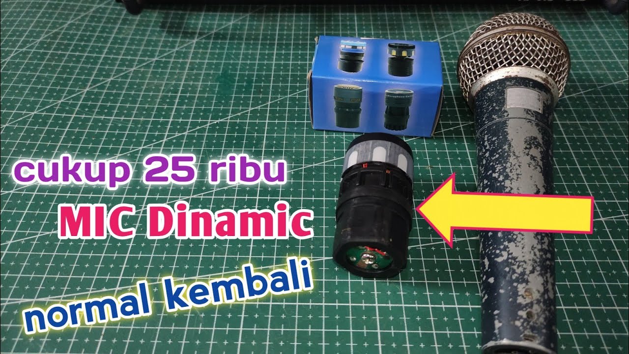 Cara Mengganti SPUL MIC DINAMIC || servis microphone - YouTube