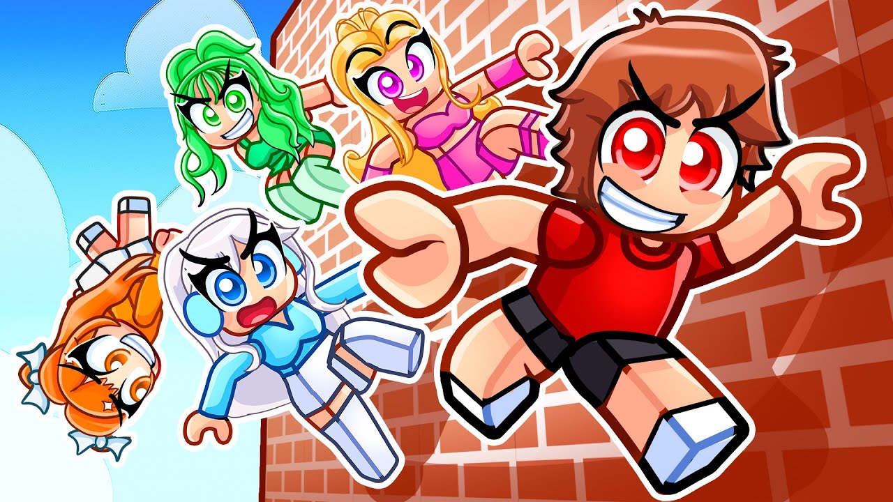 Techy Plays PARKOUR RUSH In Roblox With MY CRAZY FAN GIRLS... - YouTube