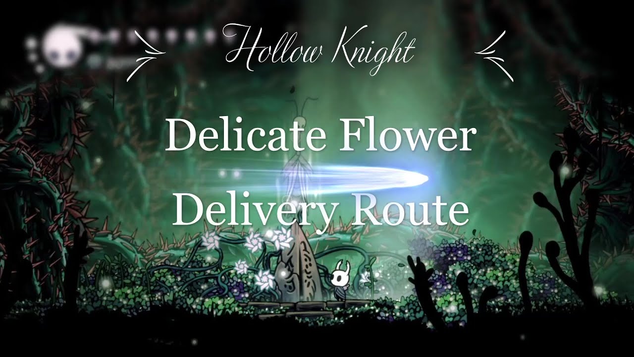 Hollow Knight - Delicate Flower Delivery Route - YouTube