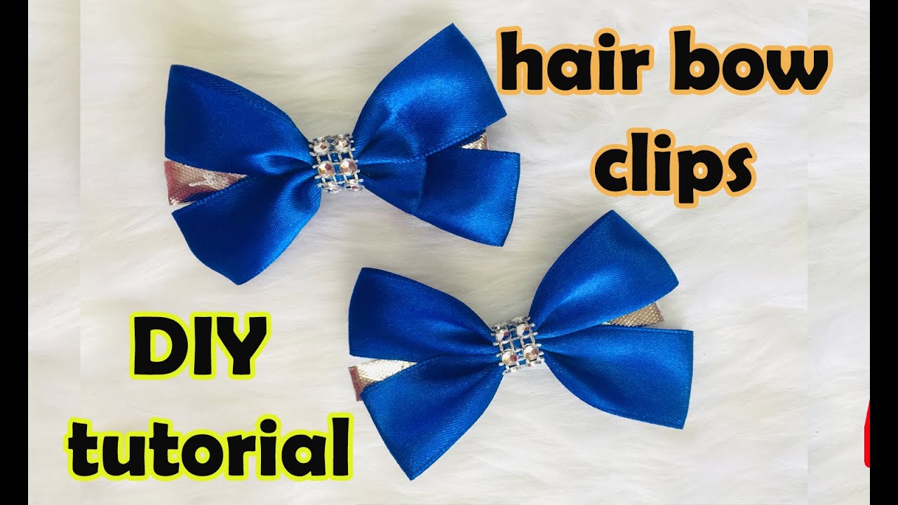 Hair Bow Clips DIY How To Make Hair Bow Ribbon Hair Bow Tutorial Hair Bow Clips DIY How To Make Hair Bow Ribbon Hair Bow Tutorial