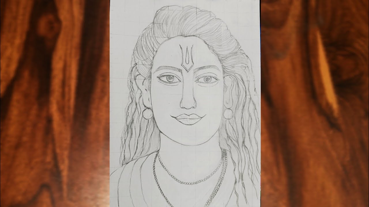 Lord Shree Ram Pencil Drawing।।The Creative Canvas - YouTube