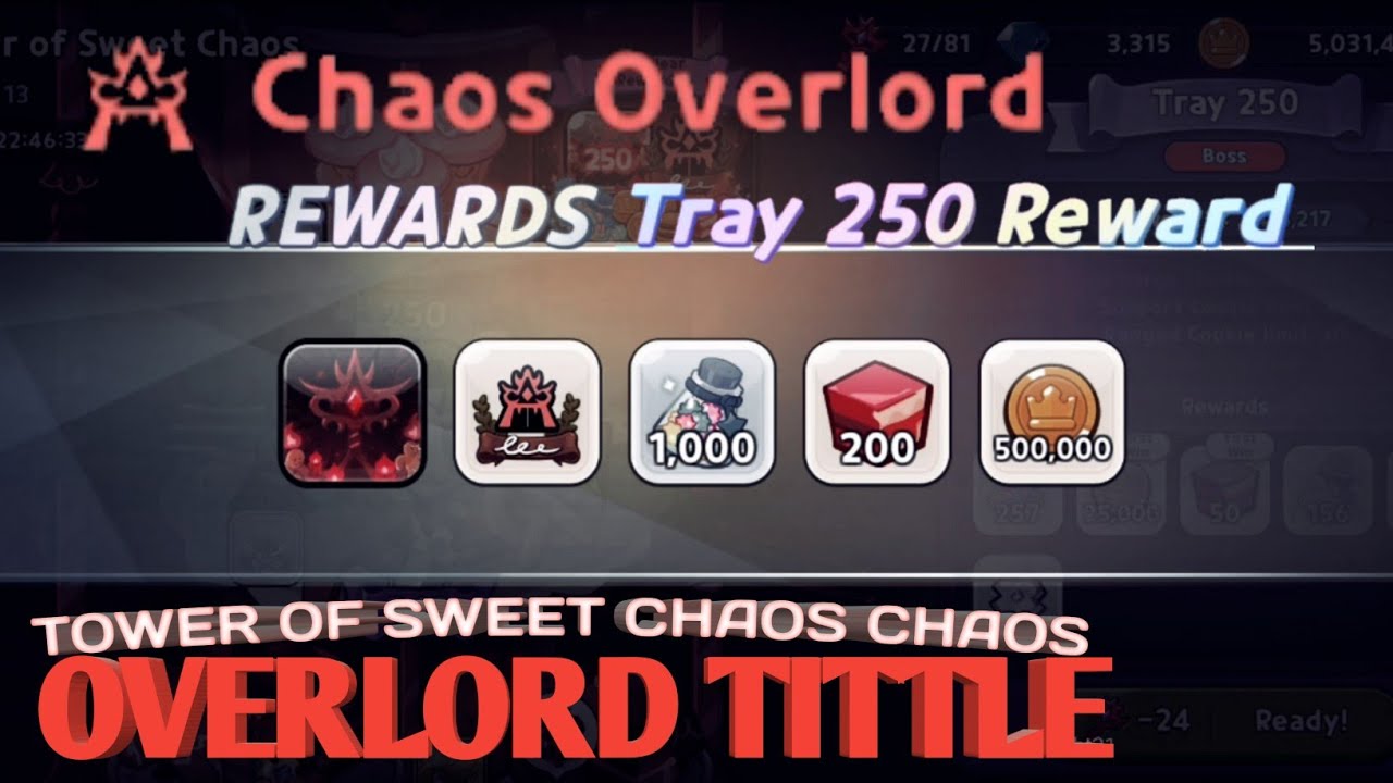 Tower of sweet chaos chaos overlord tittle - YouTube