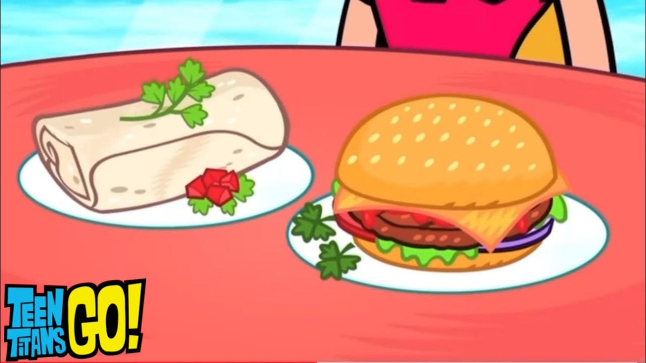 Titan Chef - Burger and Burrito Taste Test (Teen Titans Go) - YouTube