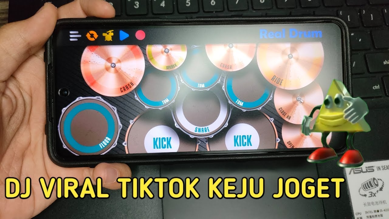 DJ VIRAL TIKTOK KEJU JOGET REAL DRUM COVER - YouTube