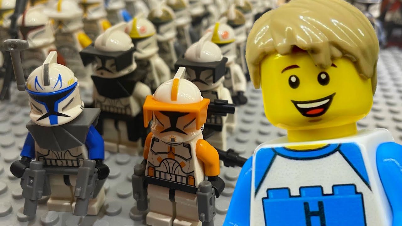 My Lego Clone Army (Assembly) 142 clones!! - YouTube