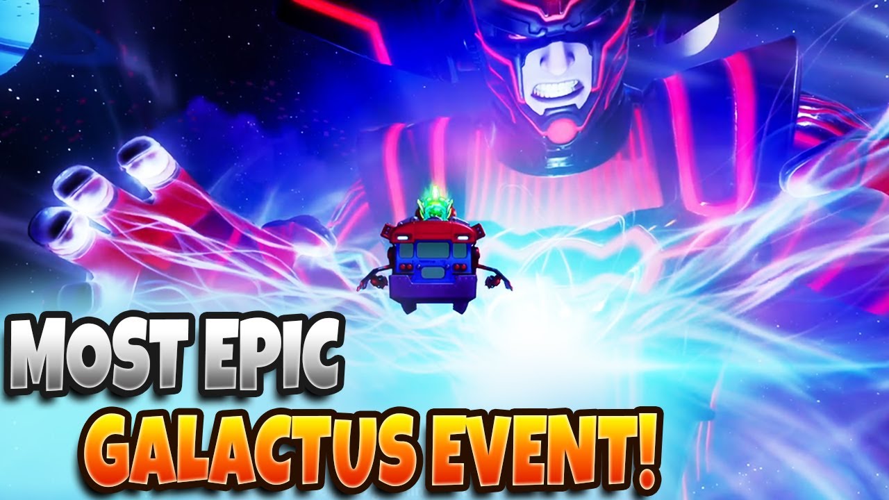 *FULL* Galactus Event! - We drove the bus! | Fortnite Chapter 2 Season ...
