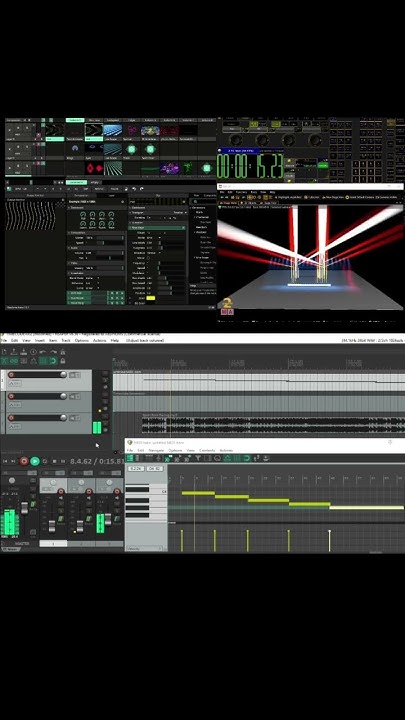 GRANDMA2 Resolume 7 and Reaper timecode #tutorial #grandma2 - YouTube