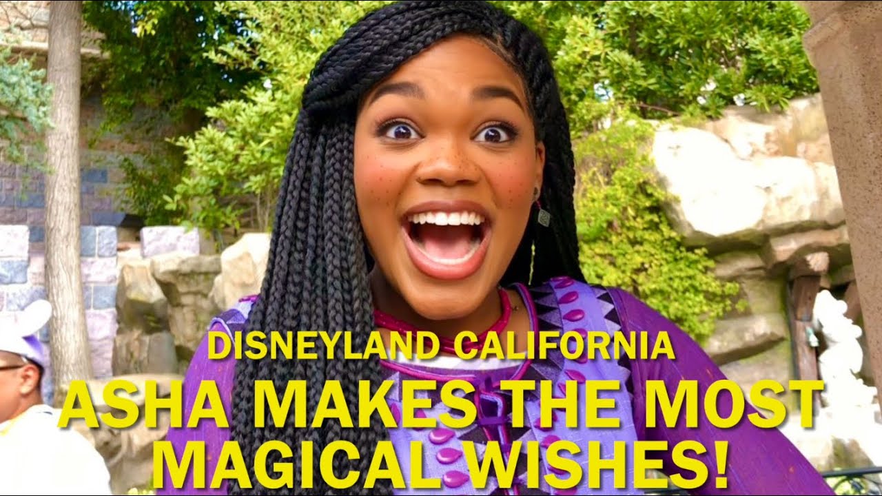Asha from Wish Makes the Most AMAZING and MAGICAL Wishes at Disneyland ...