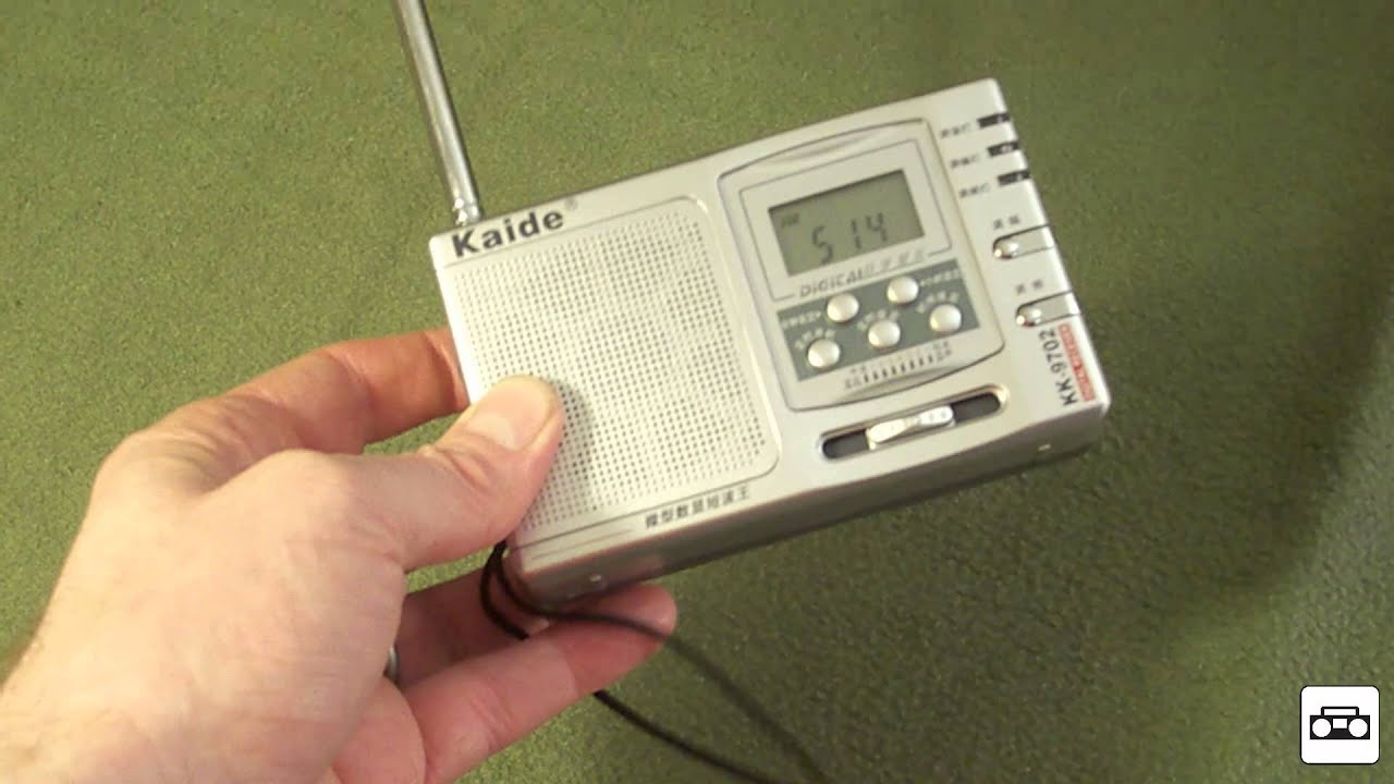 Long Distance Listening with the Kaide KK-9702 Shortwave Radio - YouTube