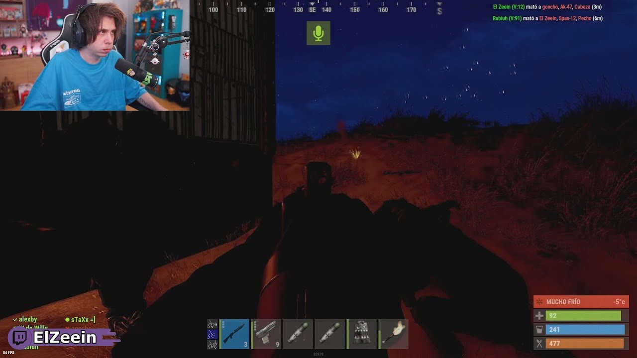 Rubius MATA a Zein en el RUST - Perspectiva de AMBOS - YouTube