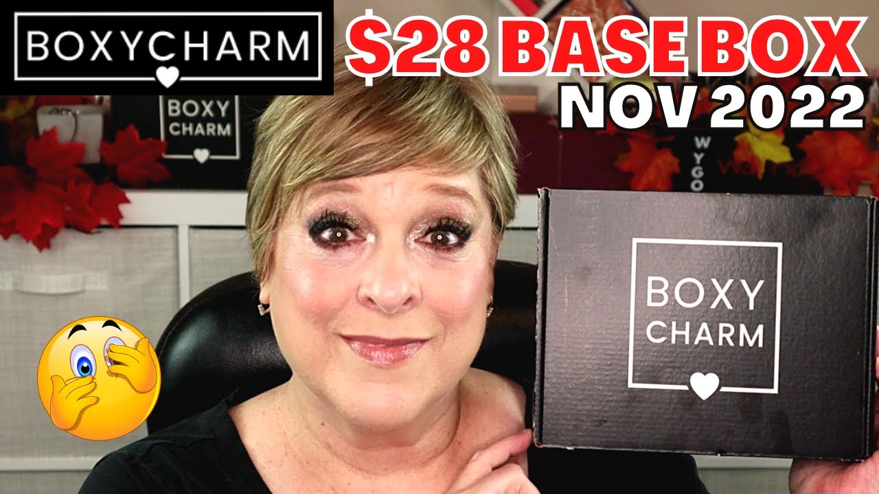 BOXYCHARM NOVEMBER 2022 BASE BOX - YouTube