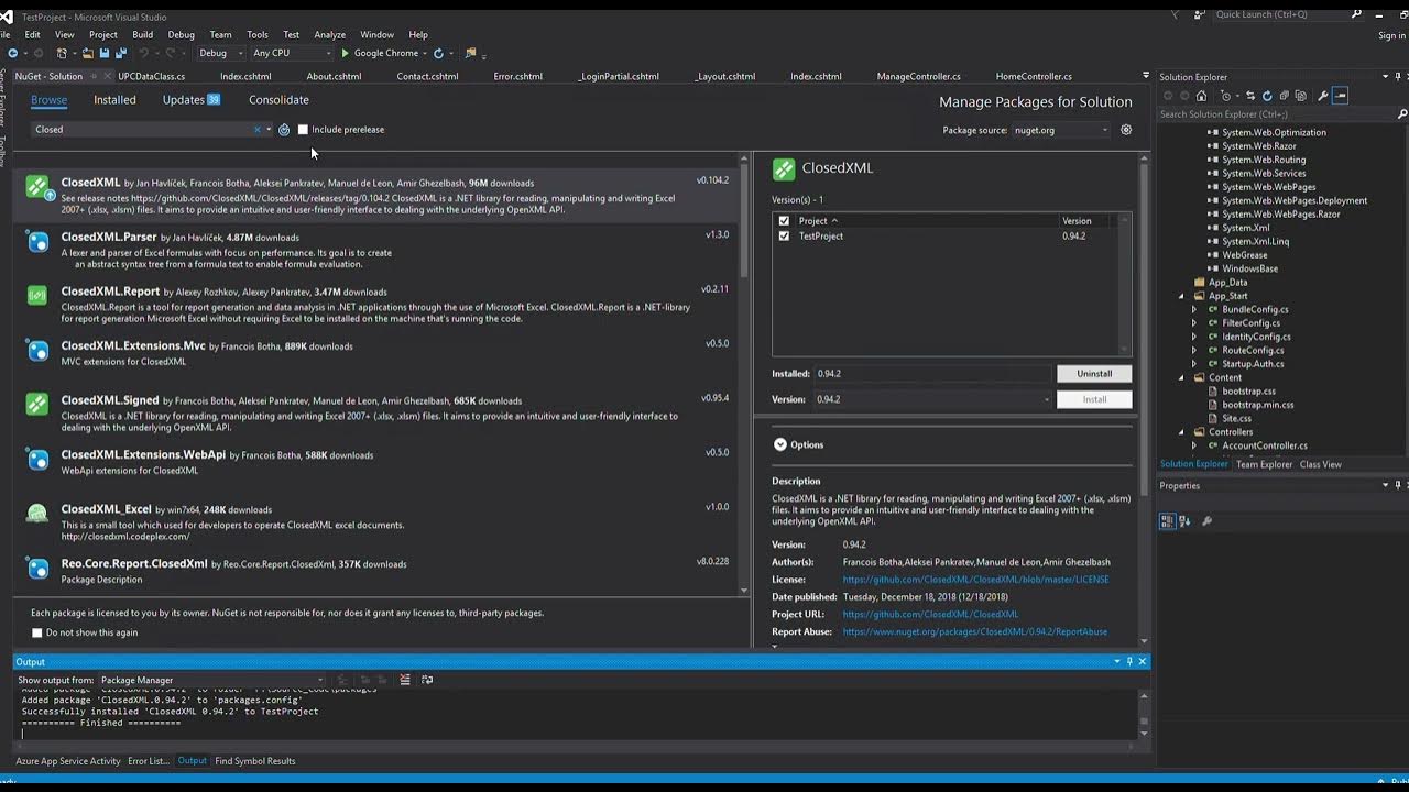 Excel Import in ASP.NET MVC Part 1: Uploading Files with ClosedXML - YouTube
