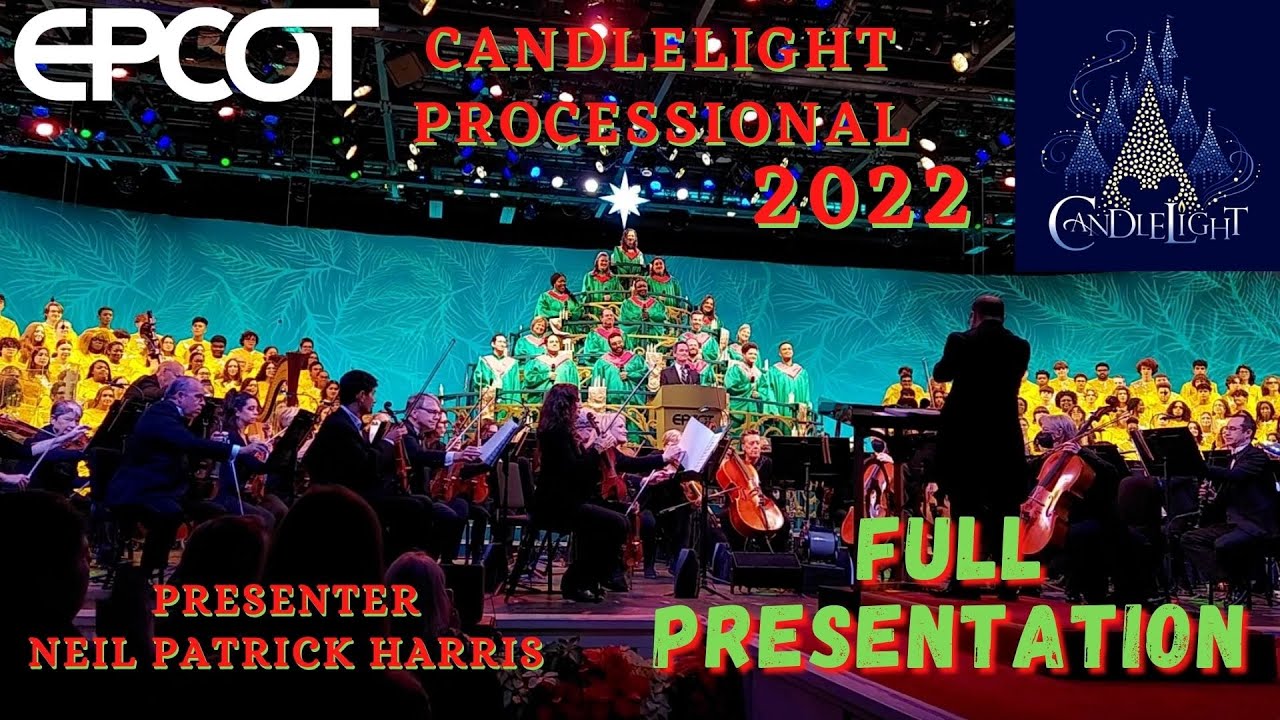 Neil Patrick Harris 2022 EPCOT Candlelight Processional 2022 | FULL ...