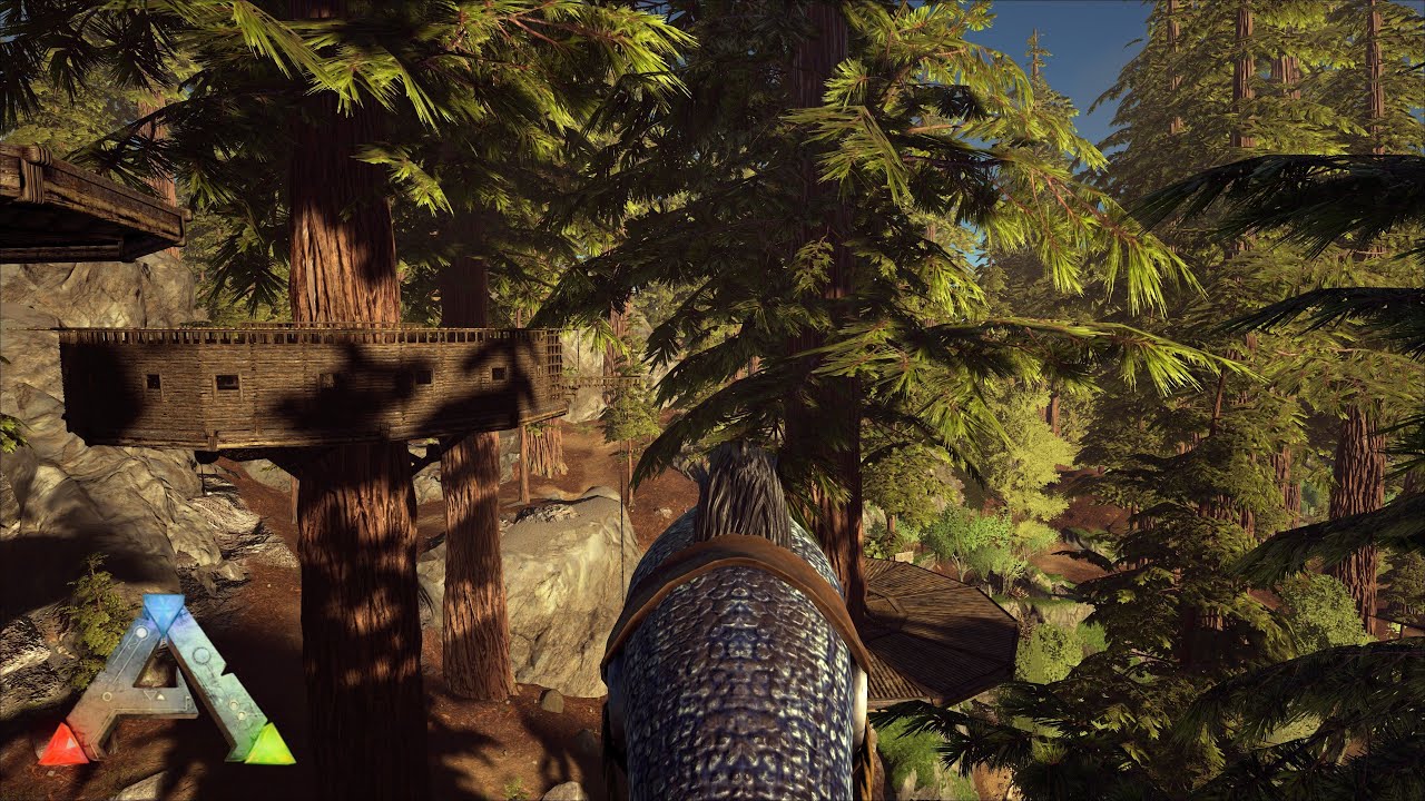 Ark Survival Evolved Play.50 Tree Platforms 101 - YouTube