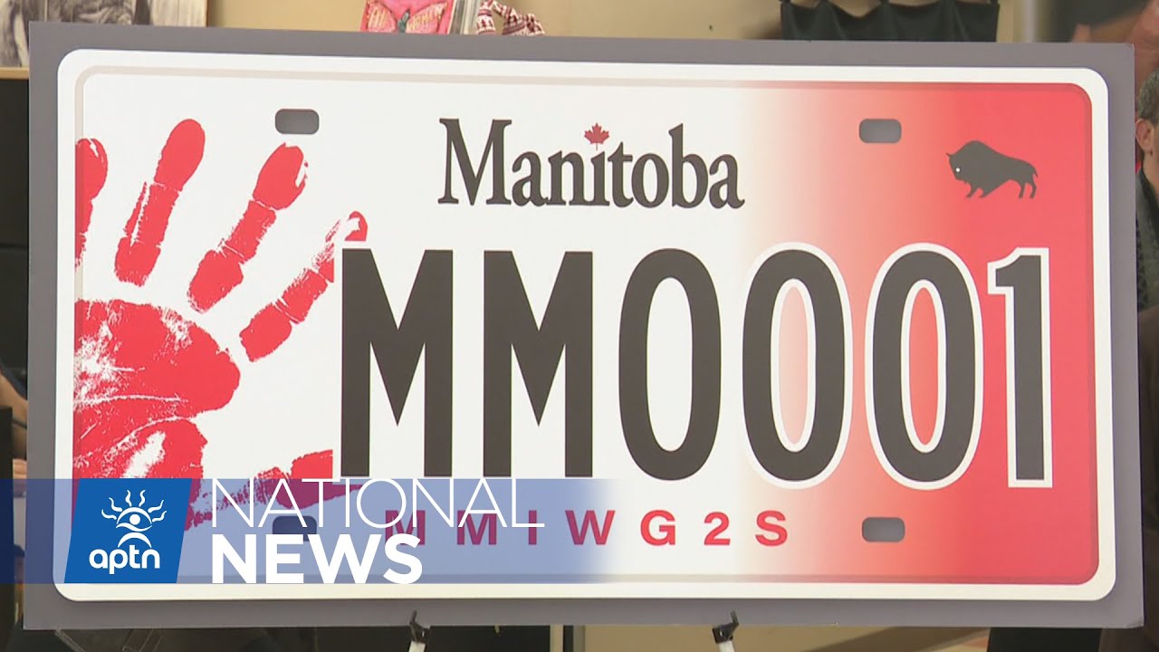 MMIWG licence plates launch in Manitoba | APTN News - YouTube