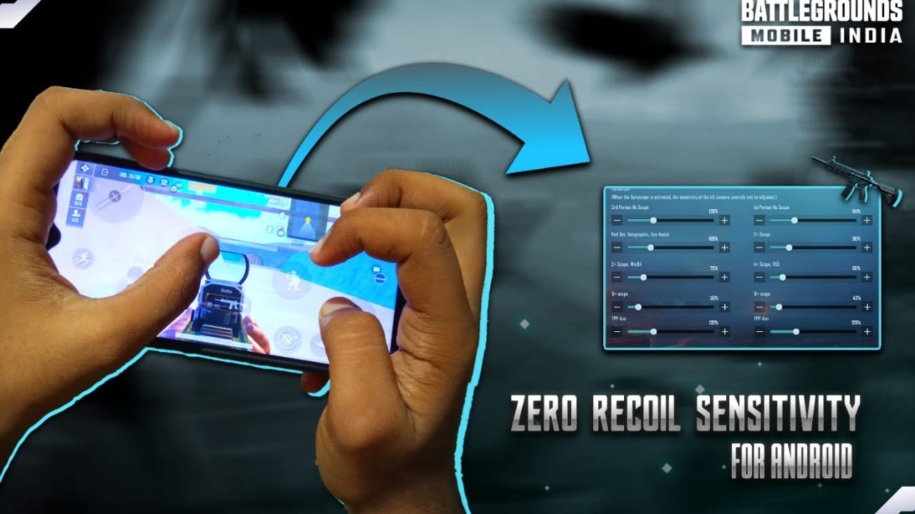 BATTLEGROUND MOBILE INDIA NEW SENSITIVITY SETTINGS FOR ANDROID • BGMI ...