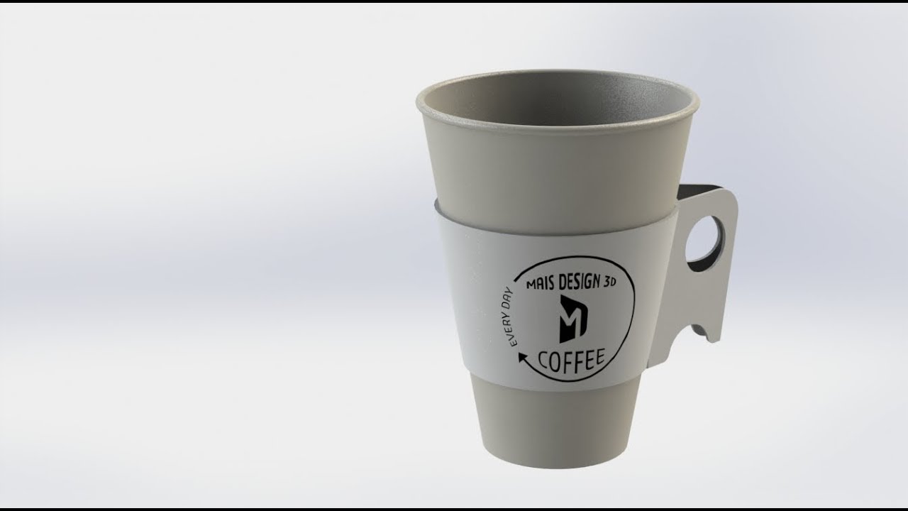 SOLIDWORKS - CUP COFFEE - YouTube