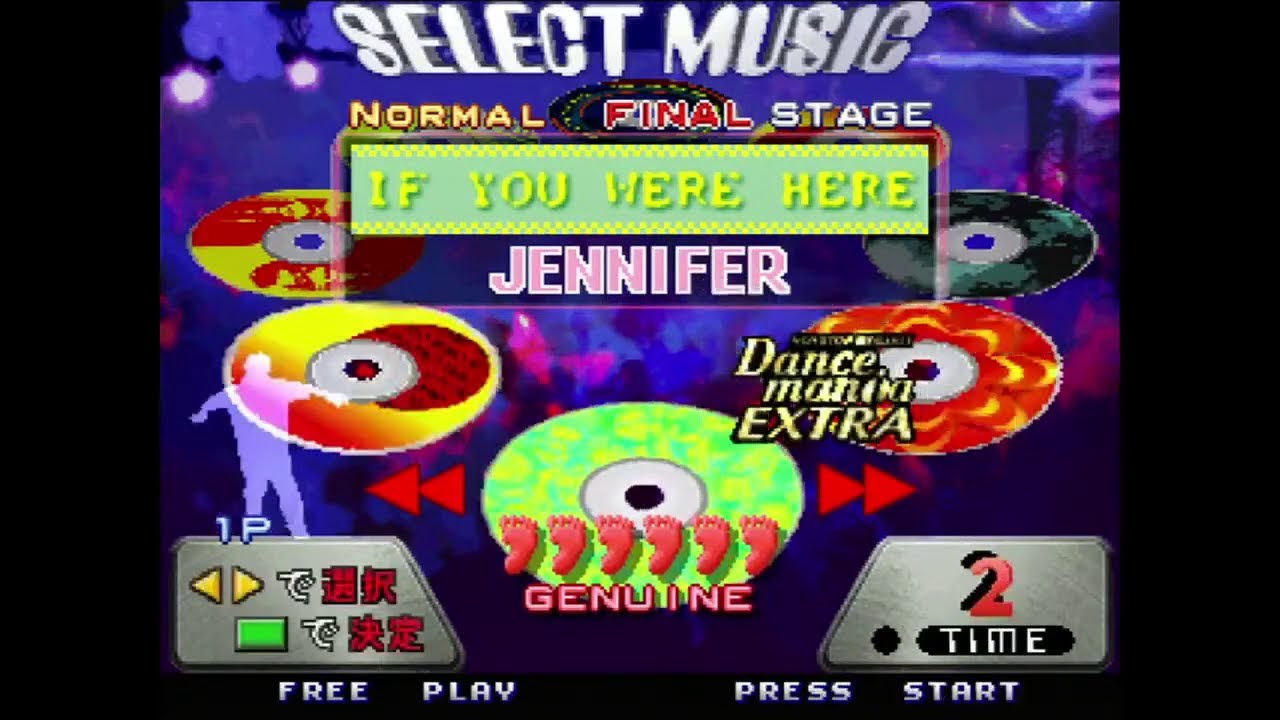 Live's best : 名曲 IF YOU WERE HERE DDR 2nd MIX player CARUKU - YouTube