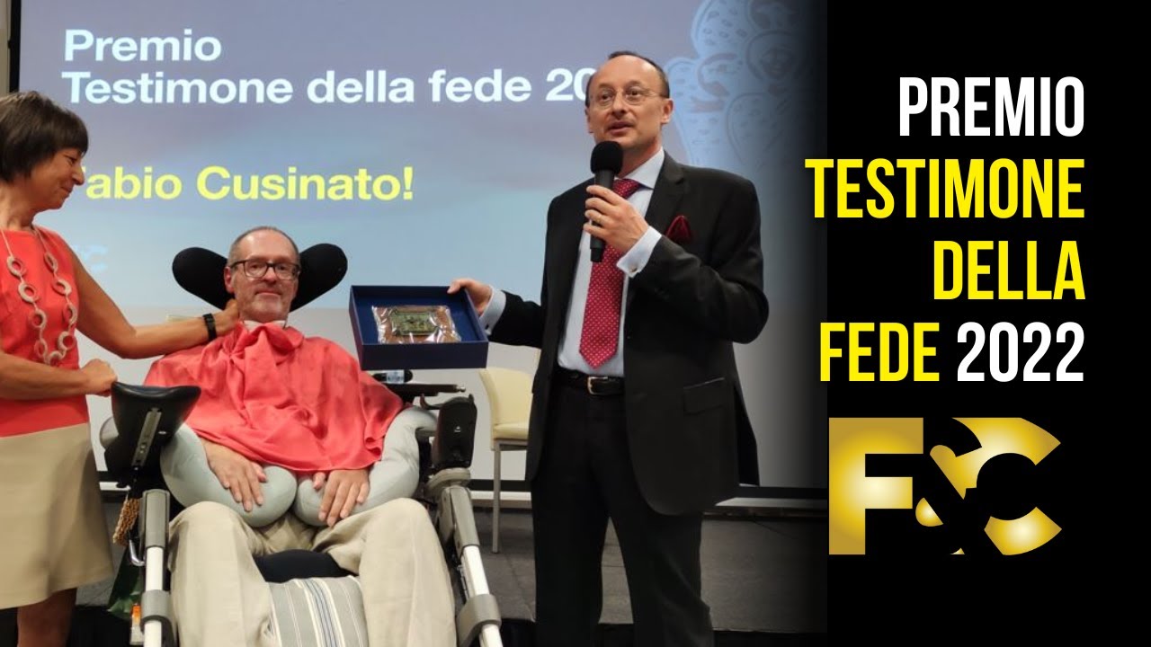 Fabio Cusinato: Premio Testimone della Fede 2022 - YouTube