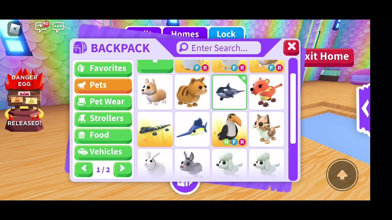 Roblox Adopt me! Main account tour! - YouTube