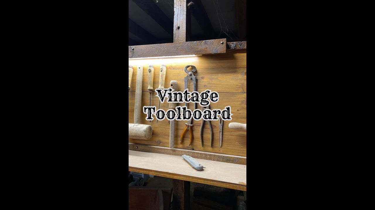 Toolboard for my vintage tools. - YouTube