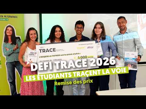 Retour sur la cérémonie de remise des prix du défi TRACE 2025