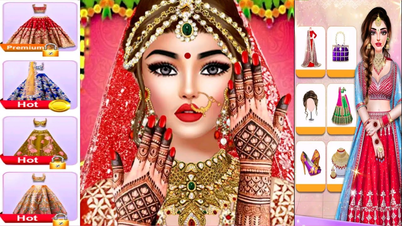 Beautiful Indian Wedding Dress Up Model Girl Wedding Stylish Raj Youtube