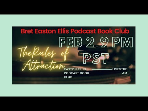 BEE Podcast Book Club The Rules Of Attraction Livestream Nick Vafiadis ...