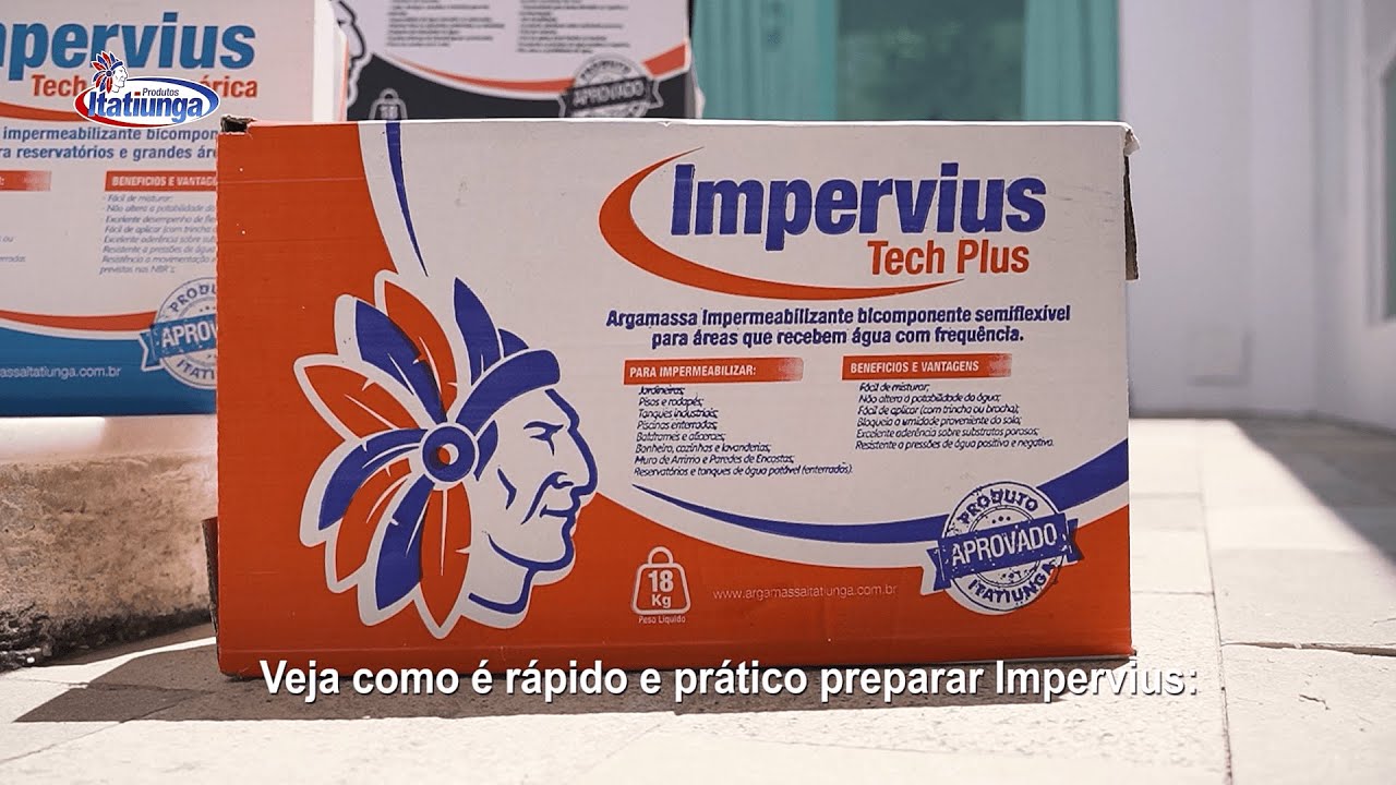 Modo de preparo e aplicação do Impervius Tech Plus da Itatiunga - YouTube