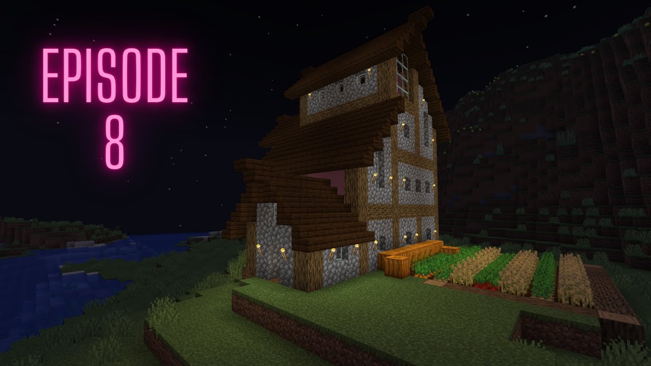 Building a Medieval Minecraft House in the rain: Building yet Another ...