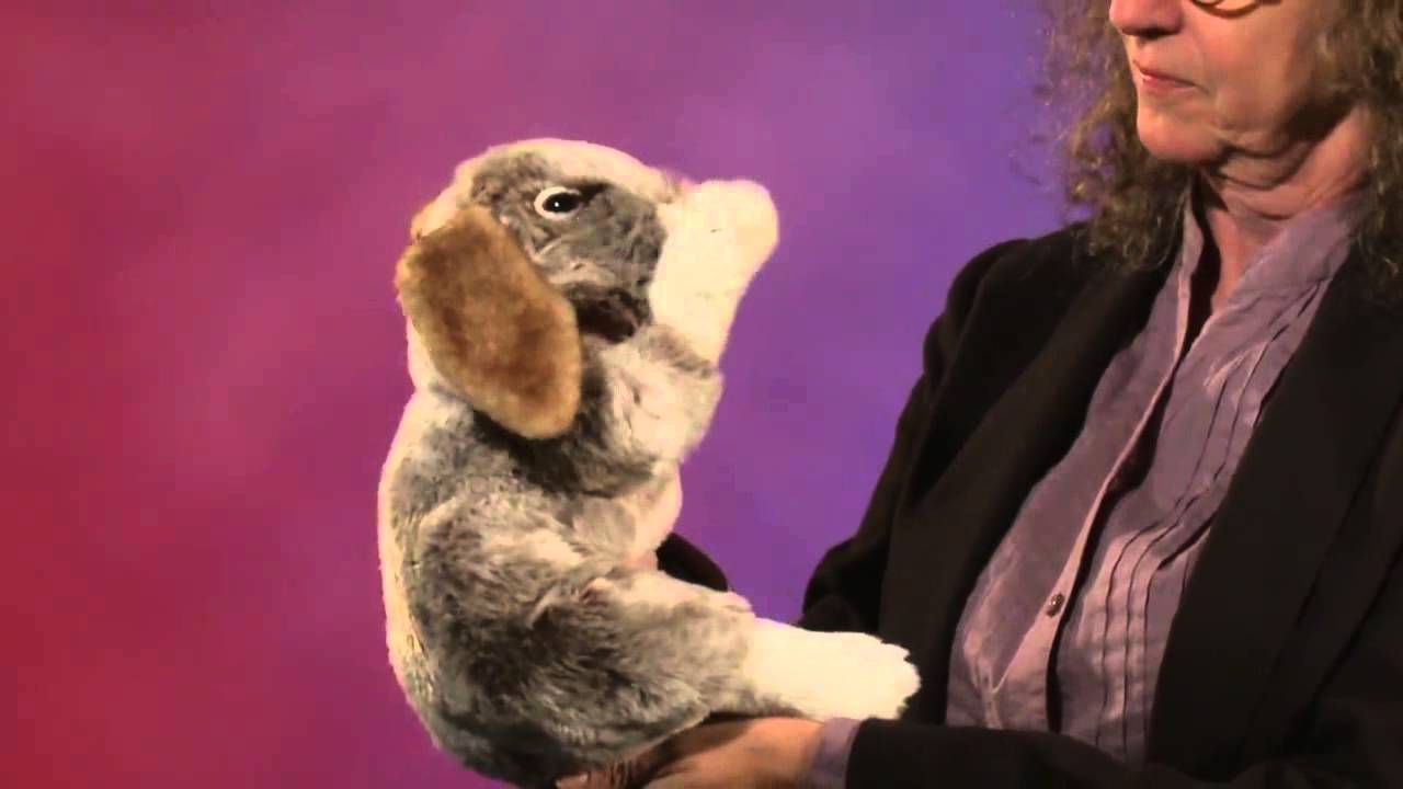 Holland Lop Rabbit Puppet SKU# 728381 Hearth Song - YouTube