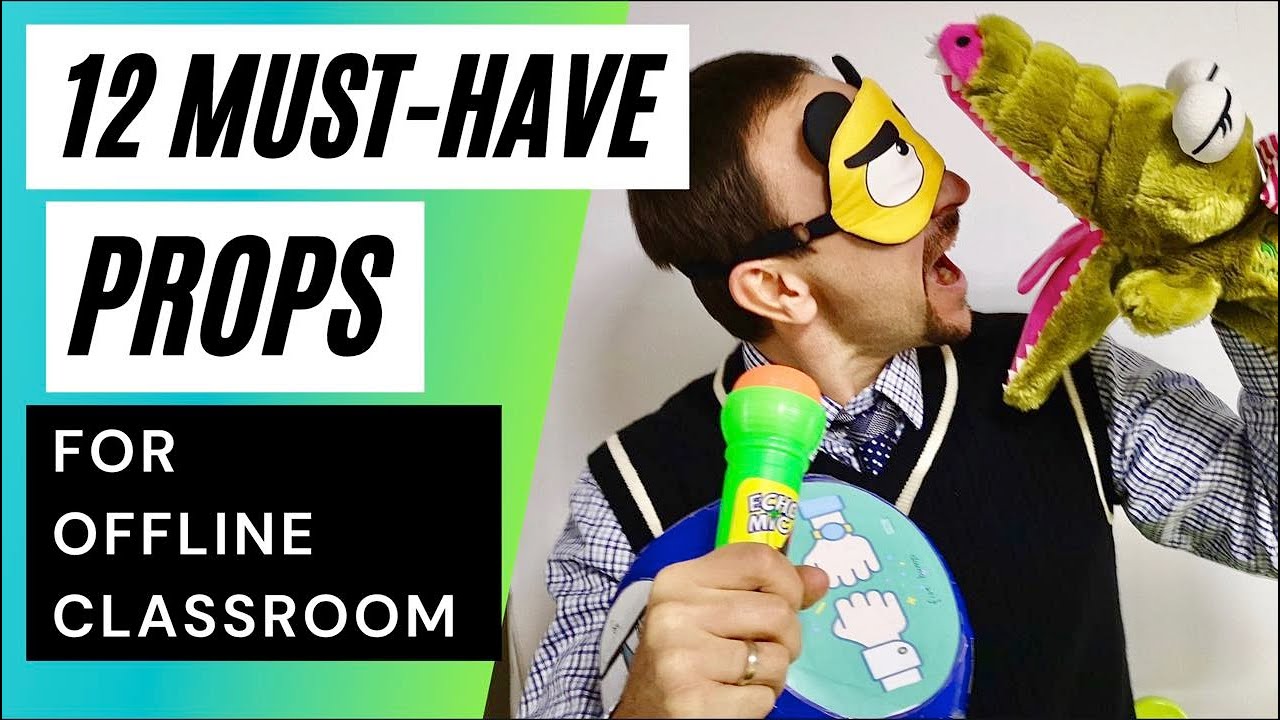 12 Must-have teaching PROPS for an EFL OFFline classroom. - YouTube