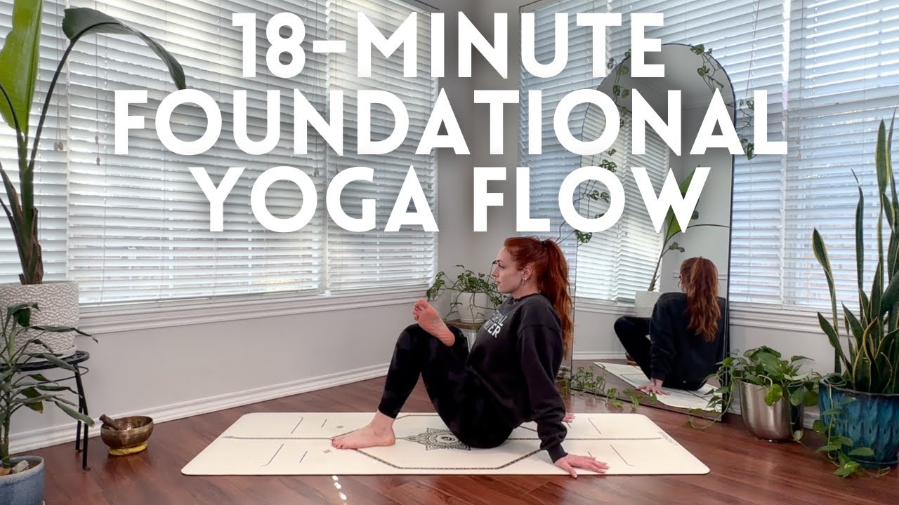 20-minute Foundational Yoga Flow 🌟 BEGINNER-FRIENDLY - YouTube