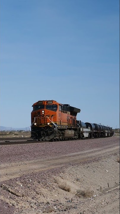 BNSF 3985 WESTBOUND COIL CAR TRAIN MP 740 NEEDLES SUB - YouTube