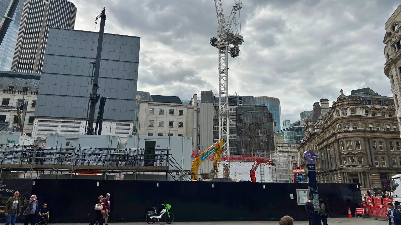 A month of progress at 1 Liverpool Street Project - Timelapse | John F ...