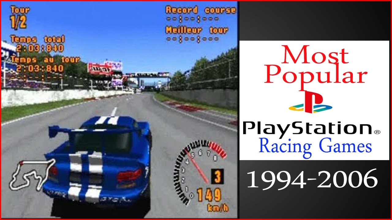 Most Popular Playstation 1 Racing Games 1994-2006 - YouTube