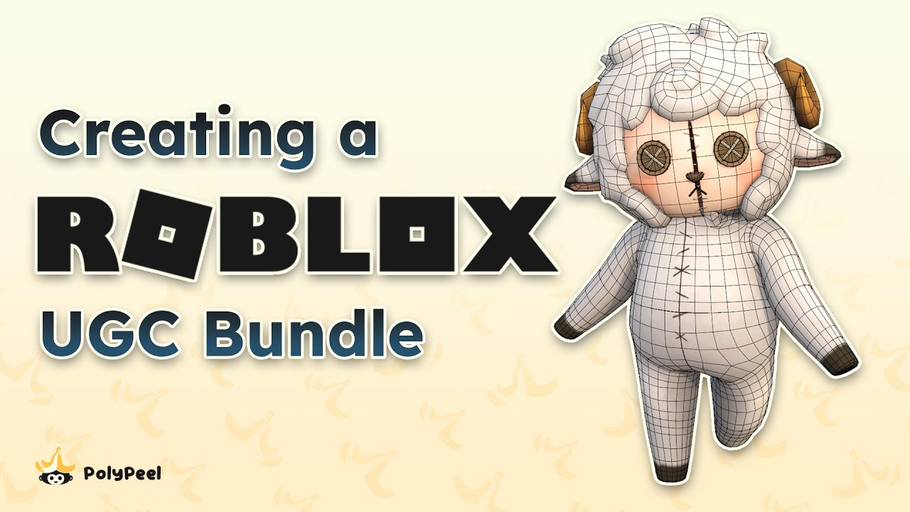 Creating a Lamb Doll Character UGC Bundle for ROBLOX | Behind the Peel ...