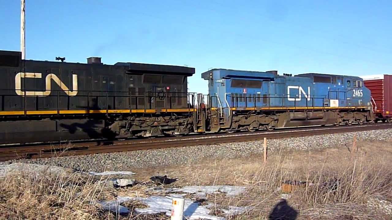 CN Black and Conrail Blue - YouTube