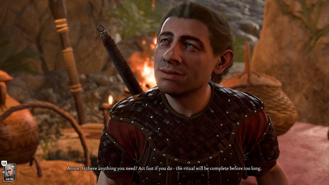 [BG3 Baldur's Gate 3] Meeting Arron, the Emerald Grove's Merchant - YouTube