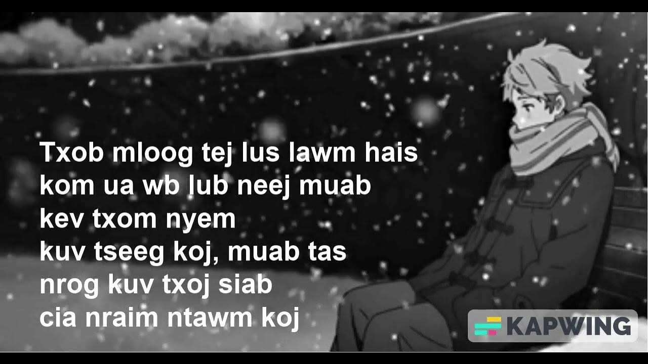Nyob Ua Ke By Maa Vue | Karaoke - YouTube