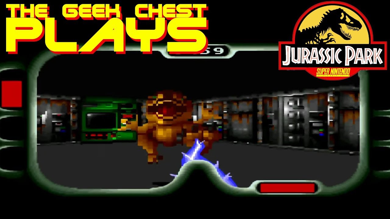 Jurassic Park Part 2- SNES - First Person Shooting At It's Finest ...