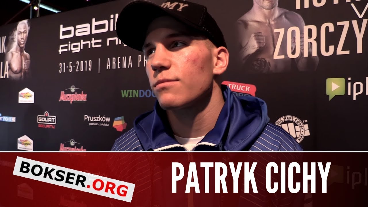 Patryk Cichy przed walką z Tsiurą - YouTube