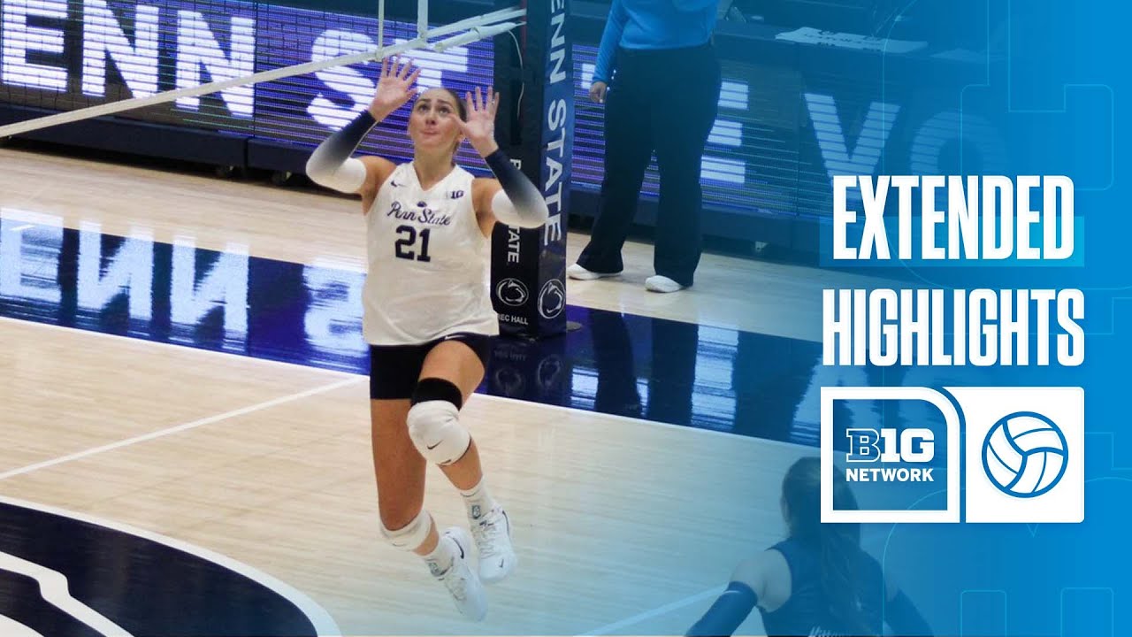 St. John's at Penn State | Extended Highlights | Big Ten Volleyball ...