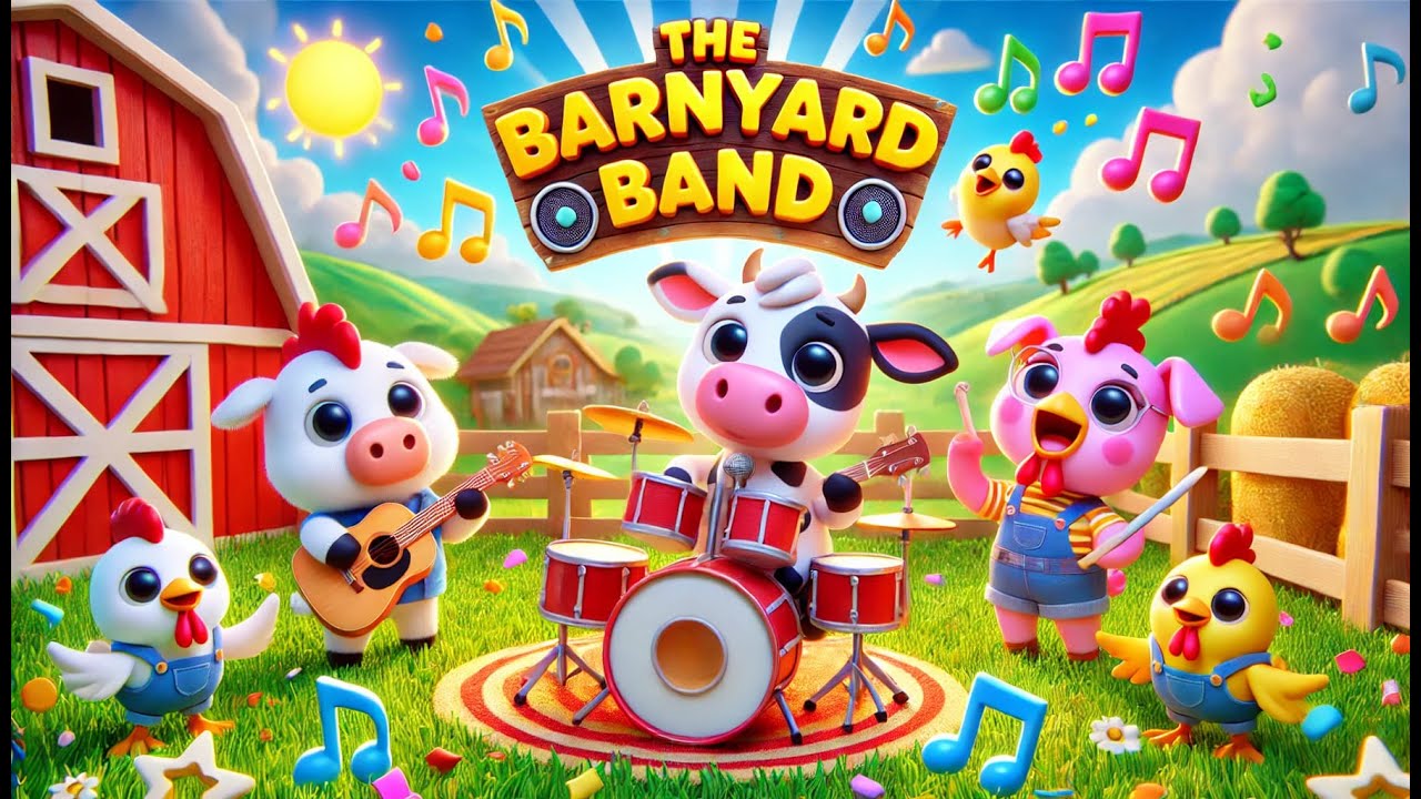 The Barnyard Band 🎶| Animal Sounds and Fun | Kids Song & English Song ...