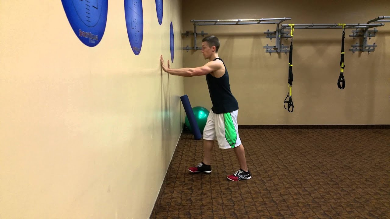 How to do a Static Calf Stretch - Andy Frisch - YouTube