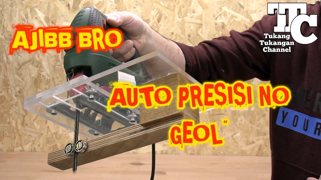 Cara Membuat Dudukan Jig Saw || Agar Potongan Presisi - YouTube